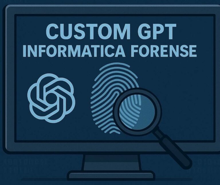 GPT personalizzati per digital forensics e perizie informatiche